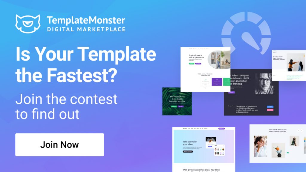 Contest for the Fastest Website Template - Monster Help