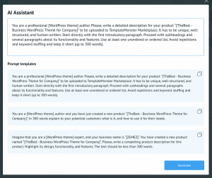 How to Use 'AI Assistant' to Create Product Page Content? - Monster Help